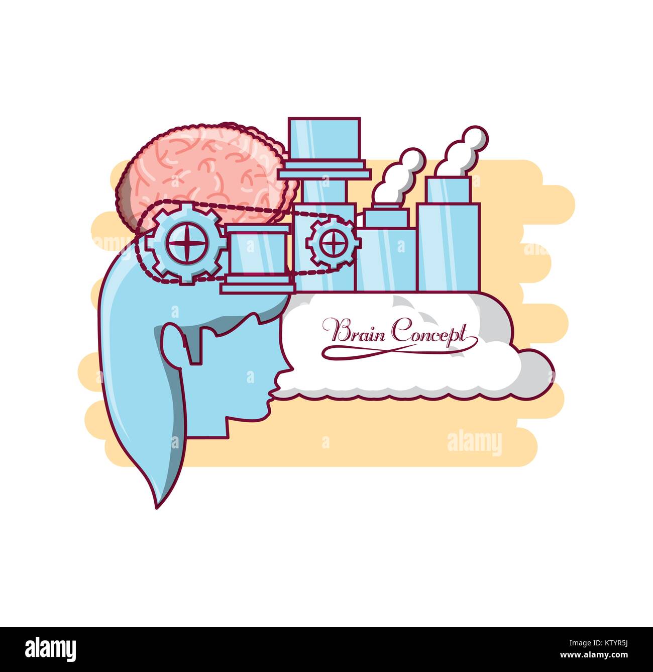 brain concept design Stock Vector Image & Art - Alamy