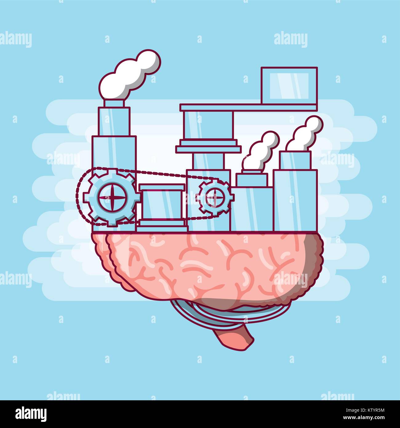 brain concept design Stock Vector Image & Art - Alamy