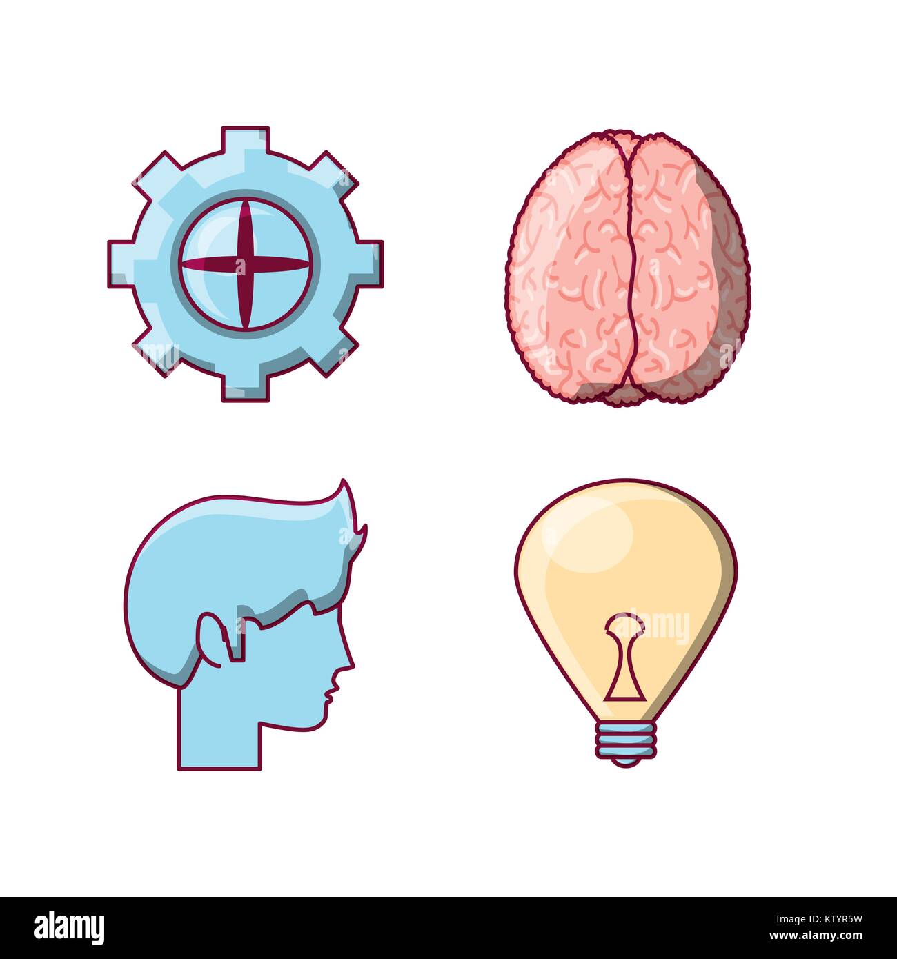 brain concept design Stock Vector Image & Art - Alamy