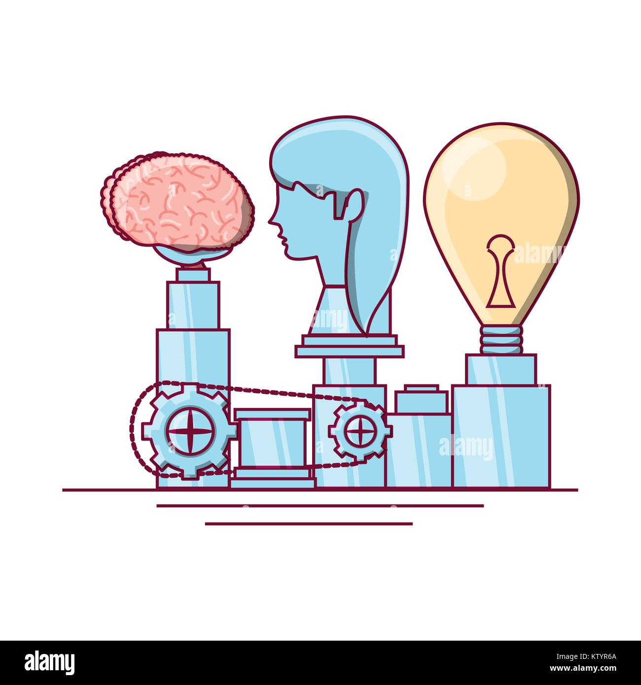 brain concept design Stock Vector Image & Art - Alamy