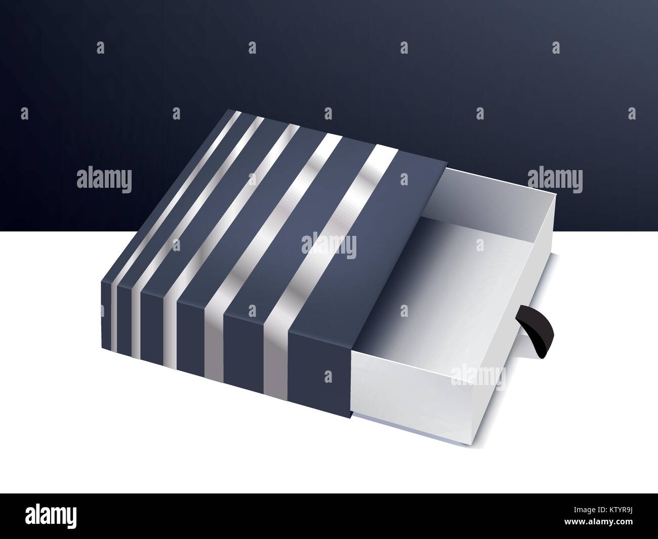 Beautiful boxes with pattern on white background Stock Vector Image ...