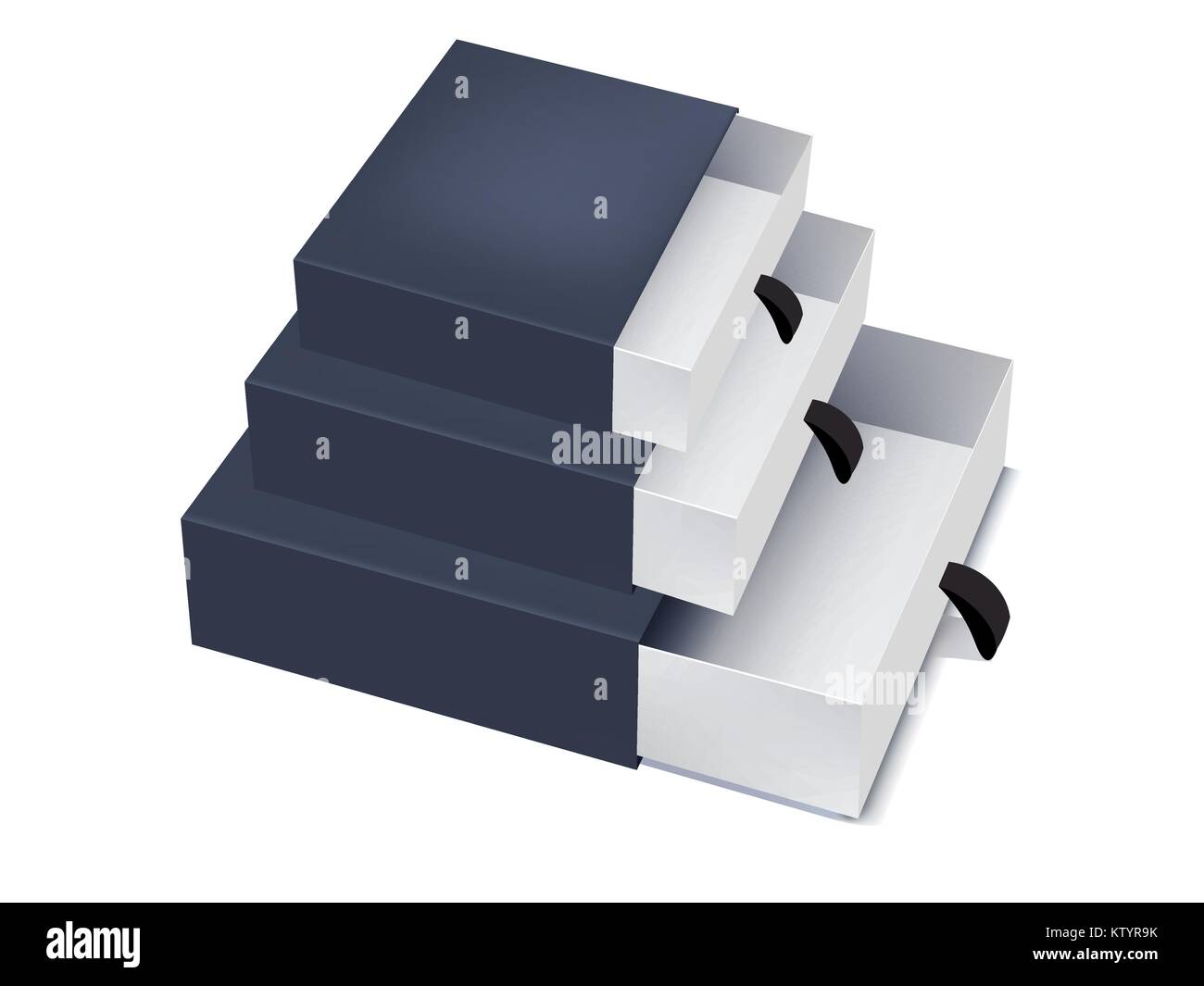 Different boxes sizes Stock Vector Images - Alamy