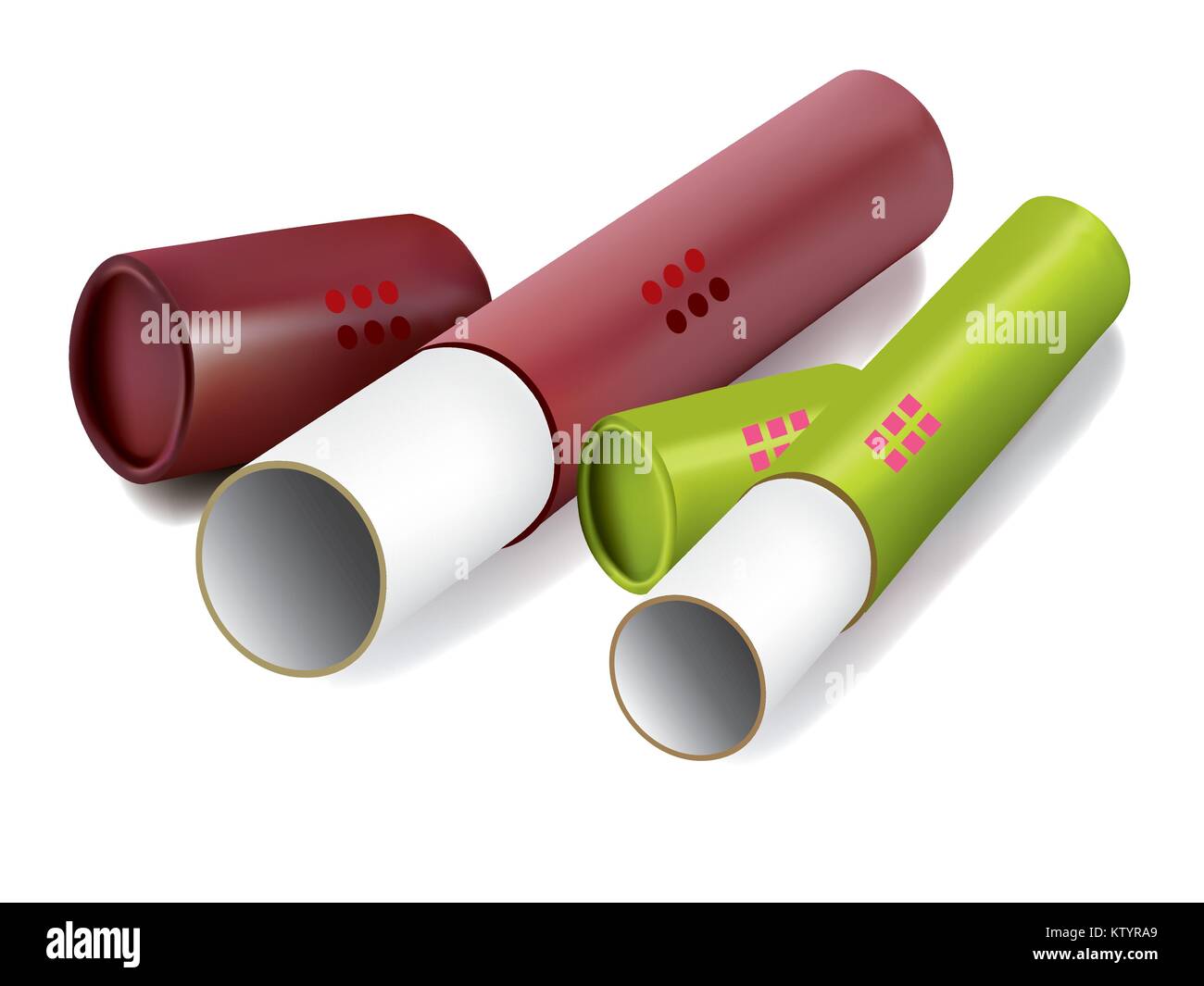 Hollow cylindrical Stock Vector Images - Alamy