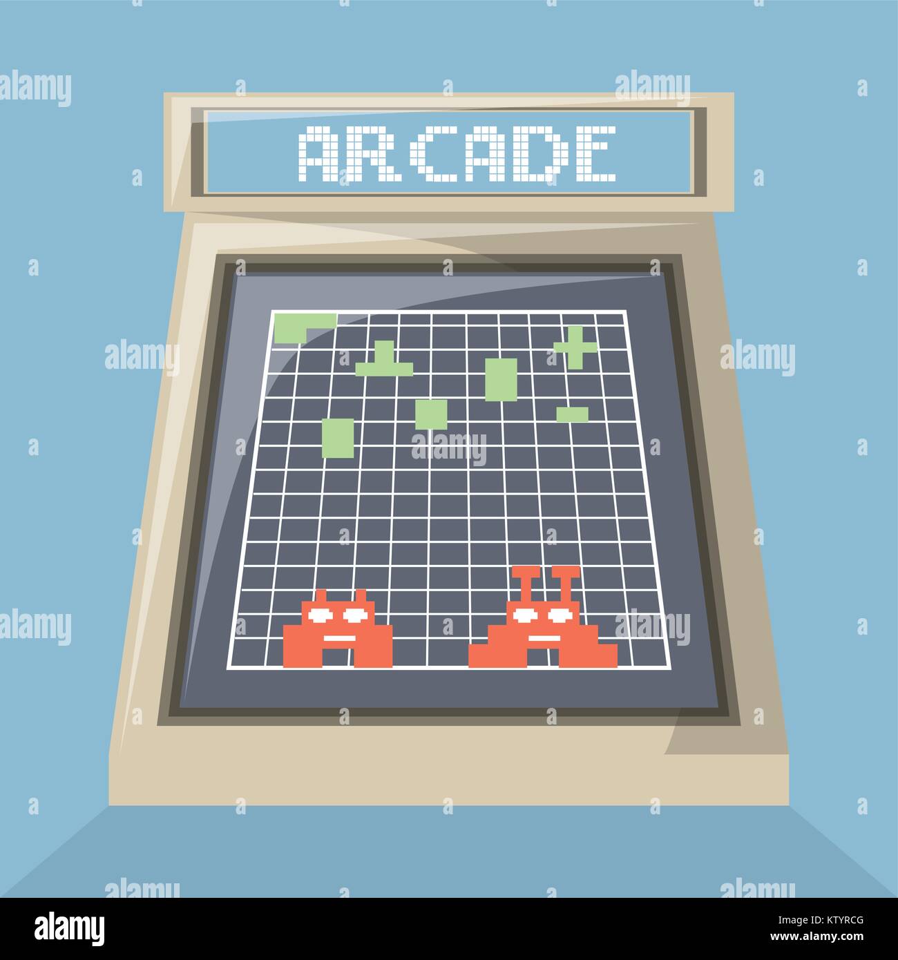 arcade video game design Stock Vector Image & Art - Alamy