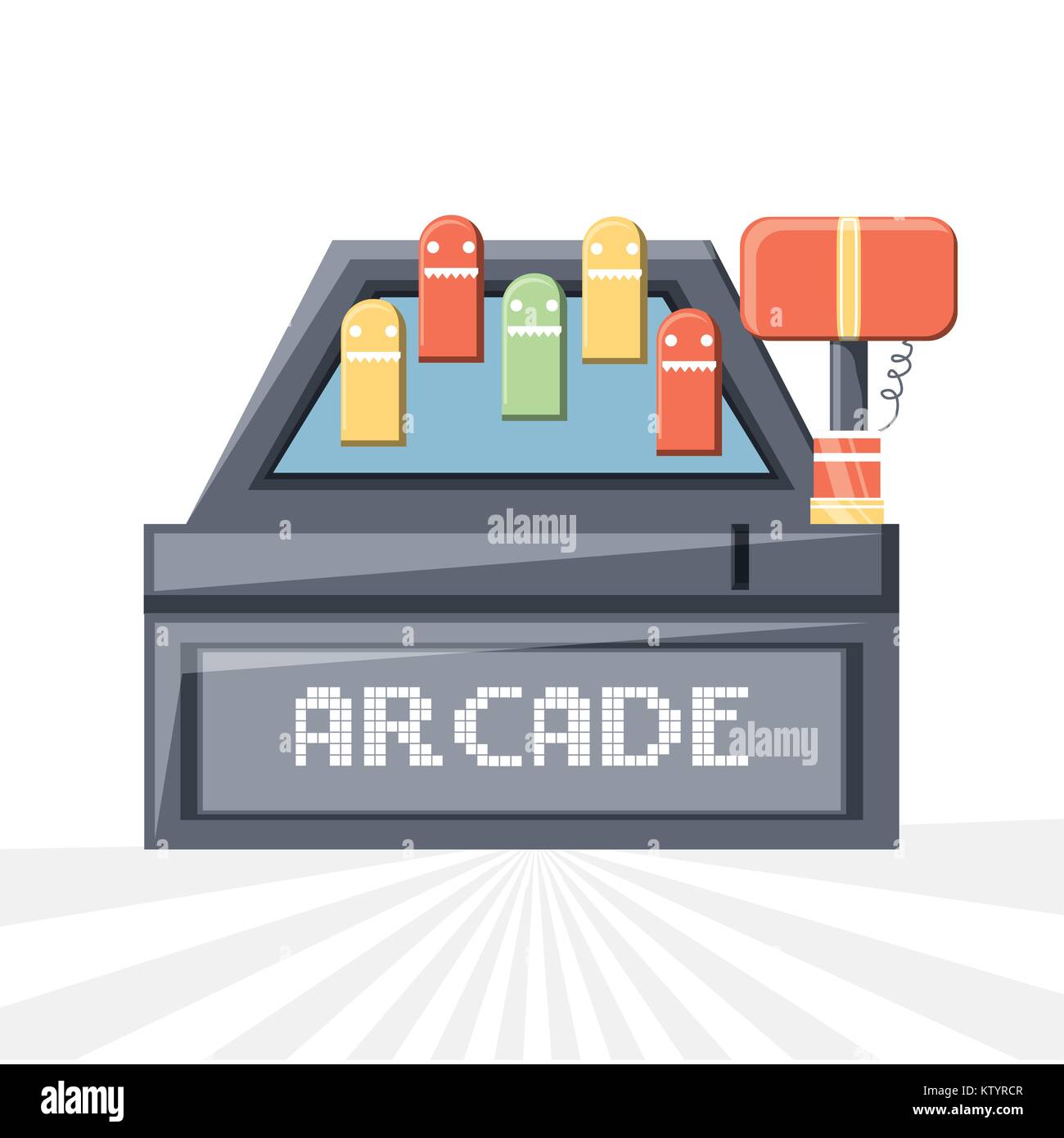 arcade video game design Stock Vector Image & Art - Alamy