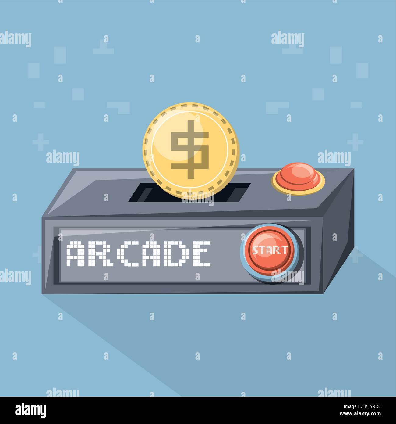 Arcade start message hi-res stock photography and images - Alamy