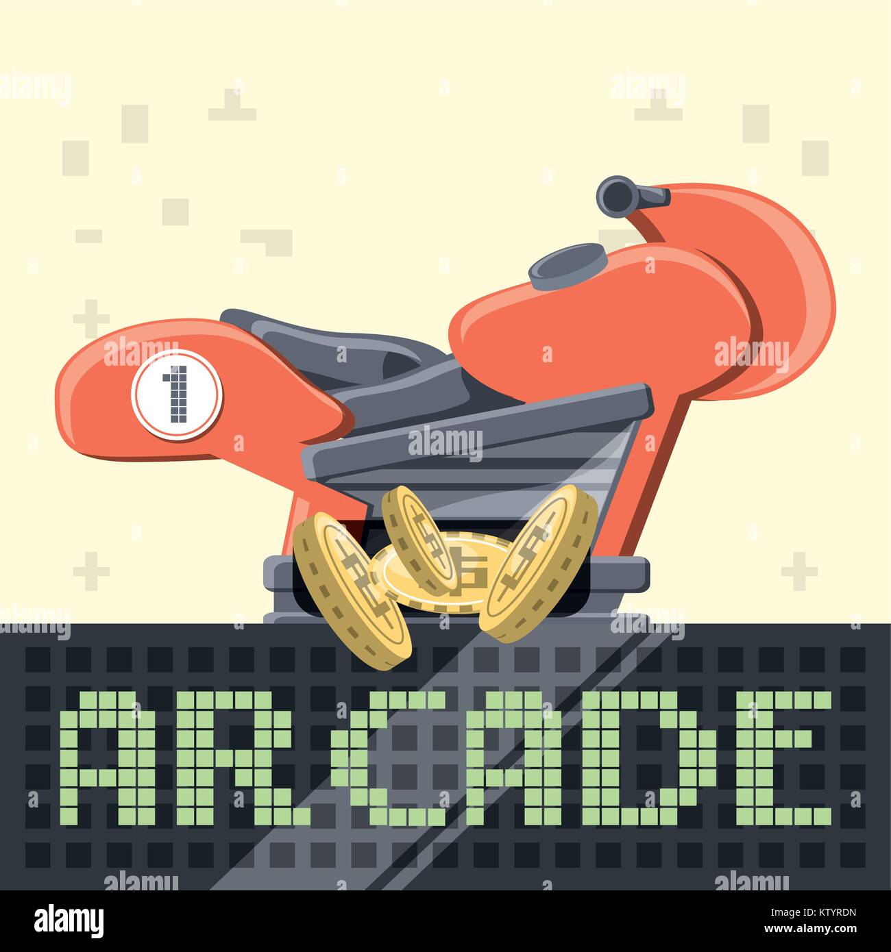 Blank arcade Stock Vector Images - Alamy