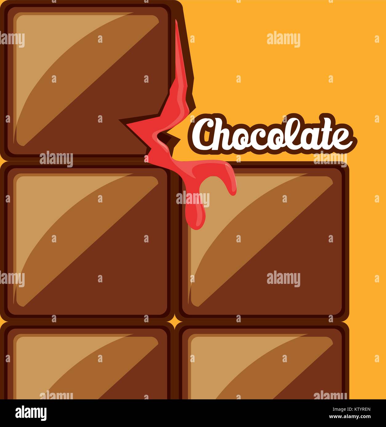 chocolate design concept Stock Vector Image & Art - Alamy