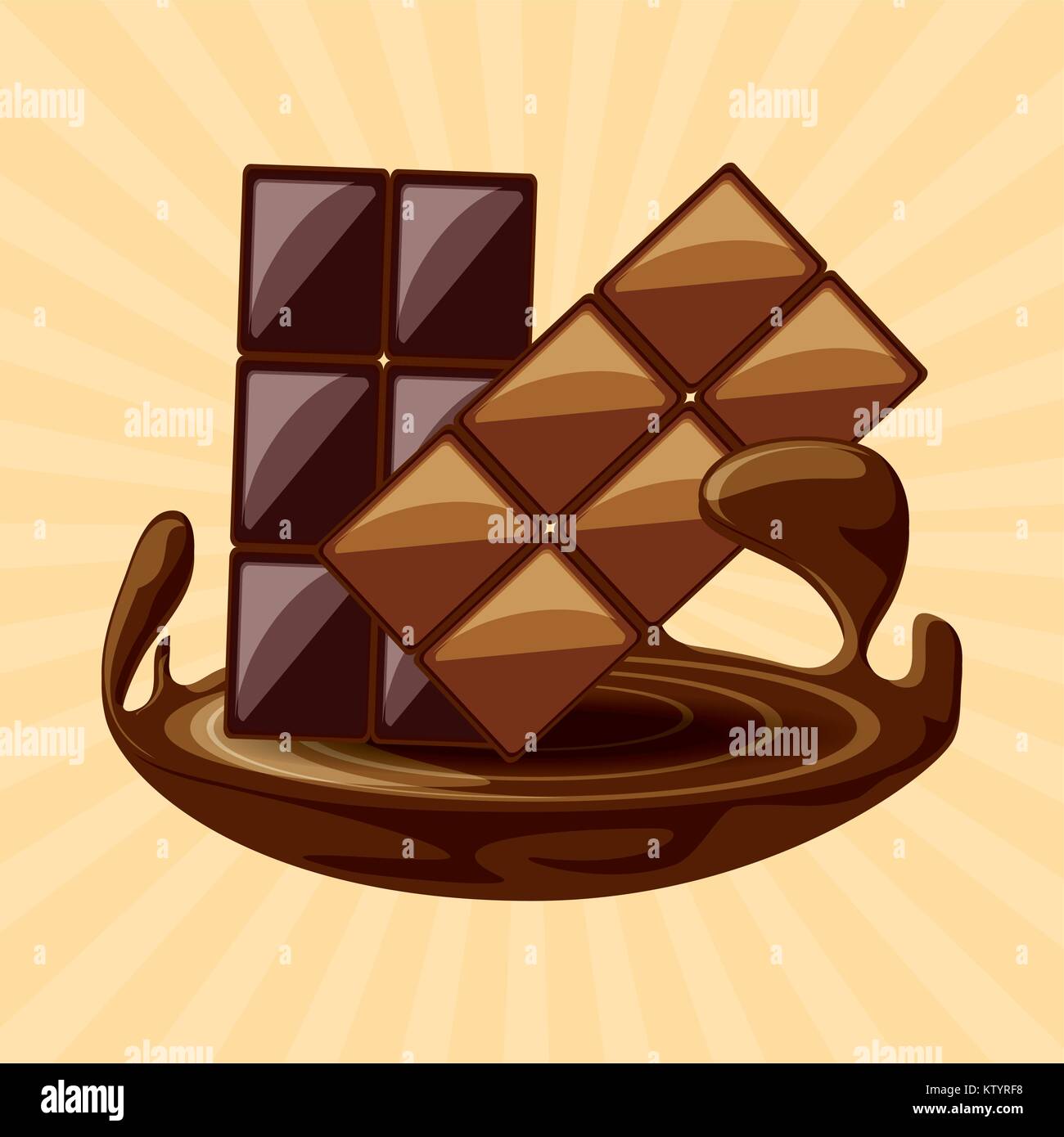 chocolate design concept Stock Vector Image & Art - Alamy