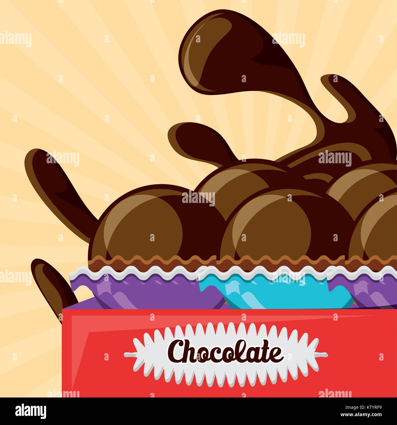 chocolate design concept Stock Vector Image & Art - Alamy