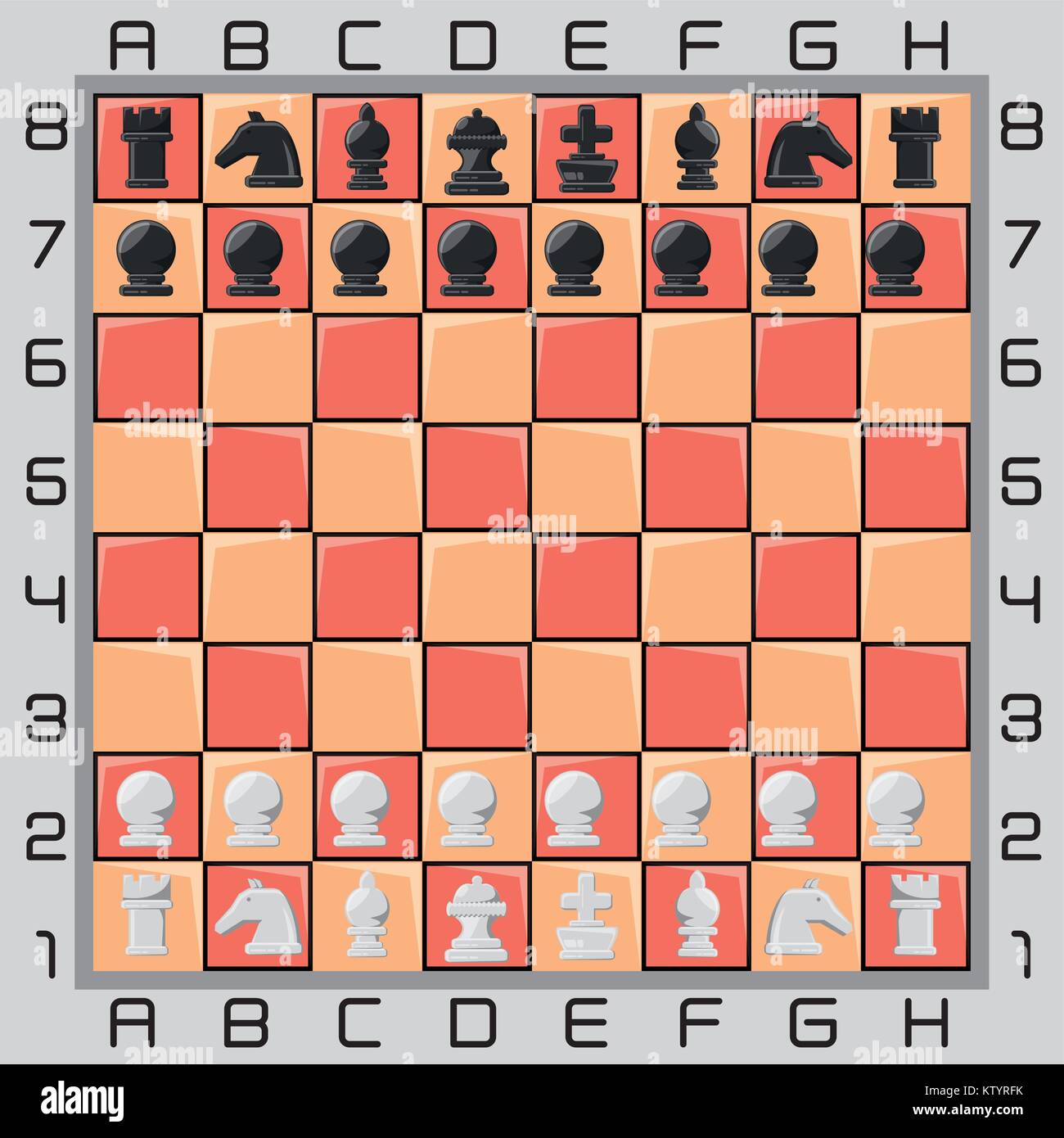 chess game design Stock Vector Image & Art - Alamy