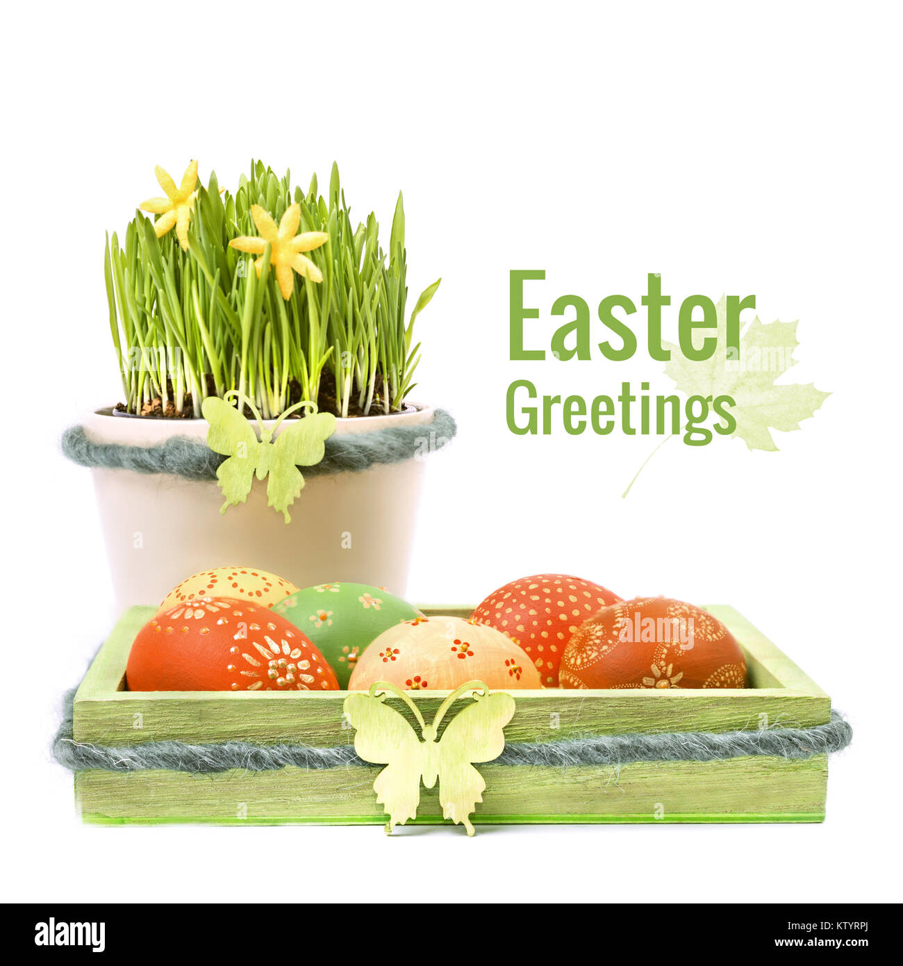 Easter text on grass Cut Out Stock Images & Pictures - Alamy
