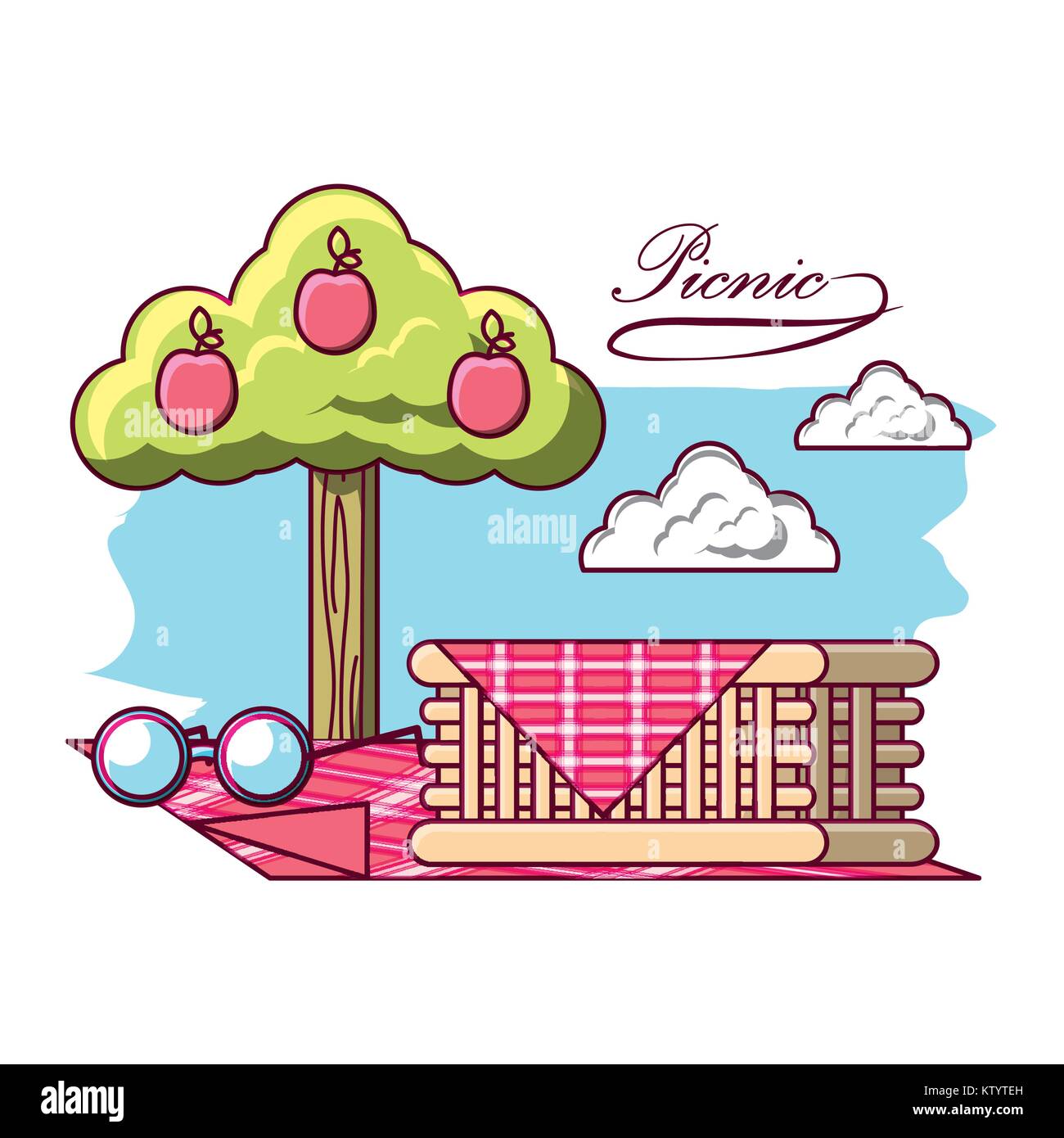 picnic design concept Stock Vector Image & Art - Alamy