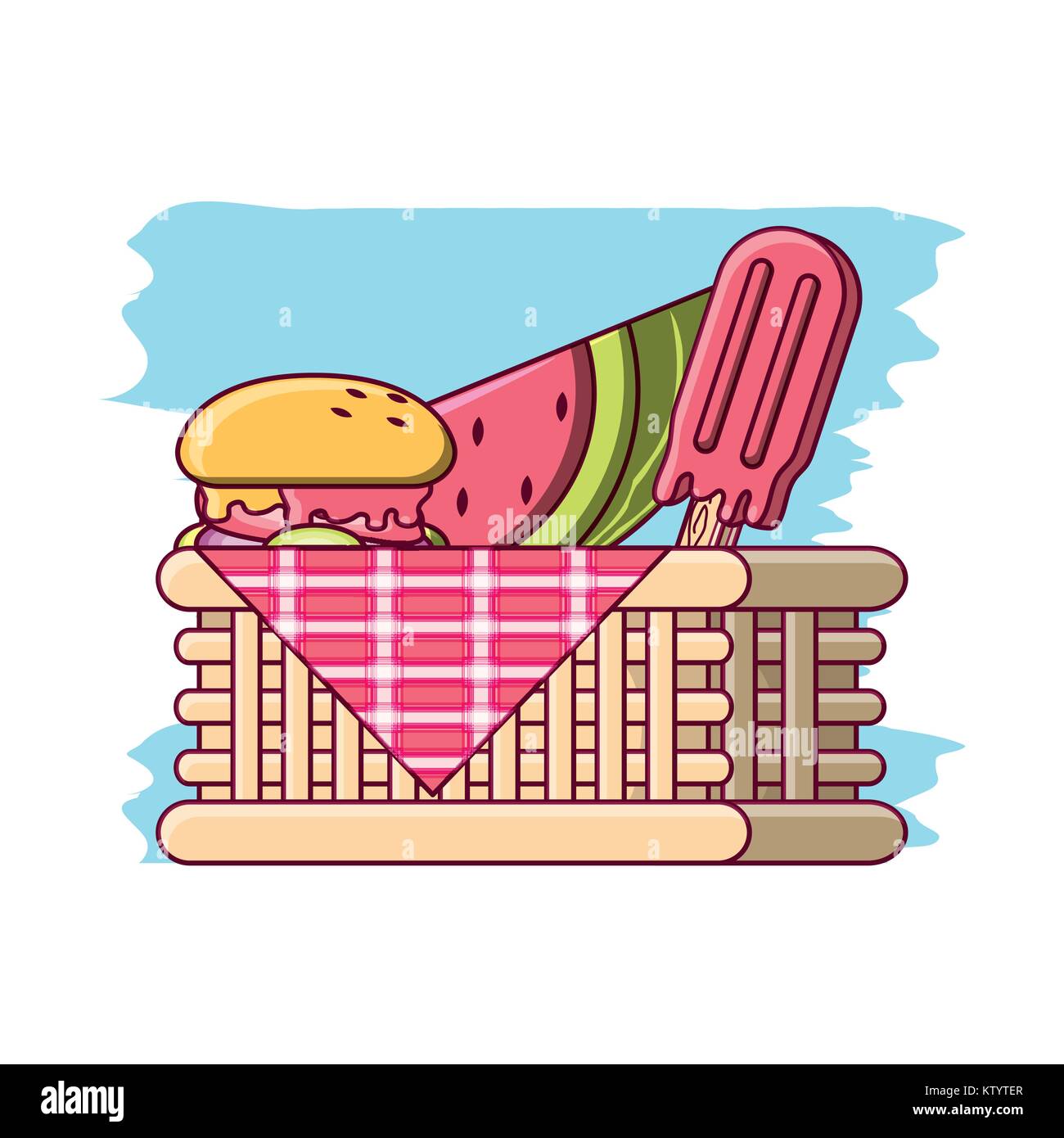 picnic design concept Stock Vector Image & Art - Alamy