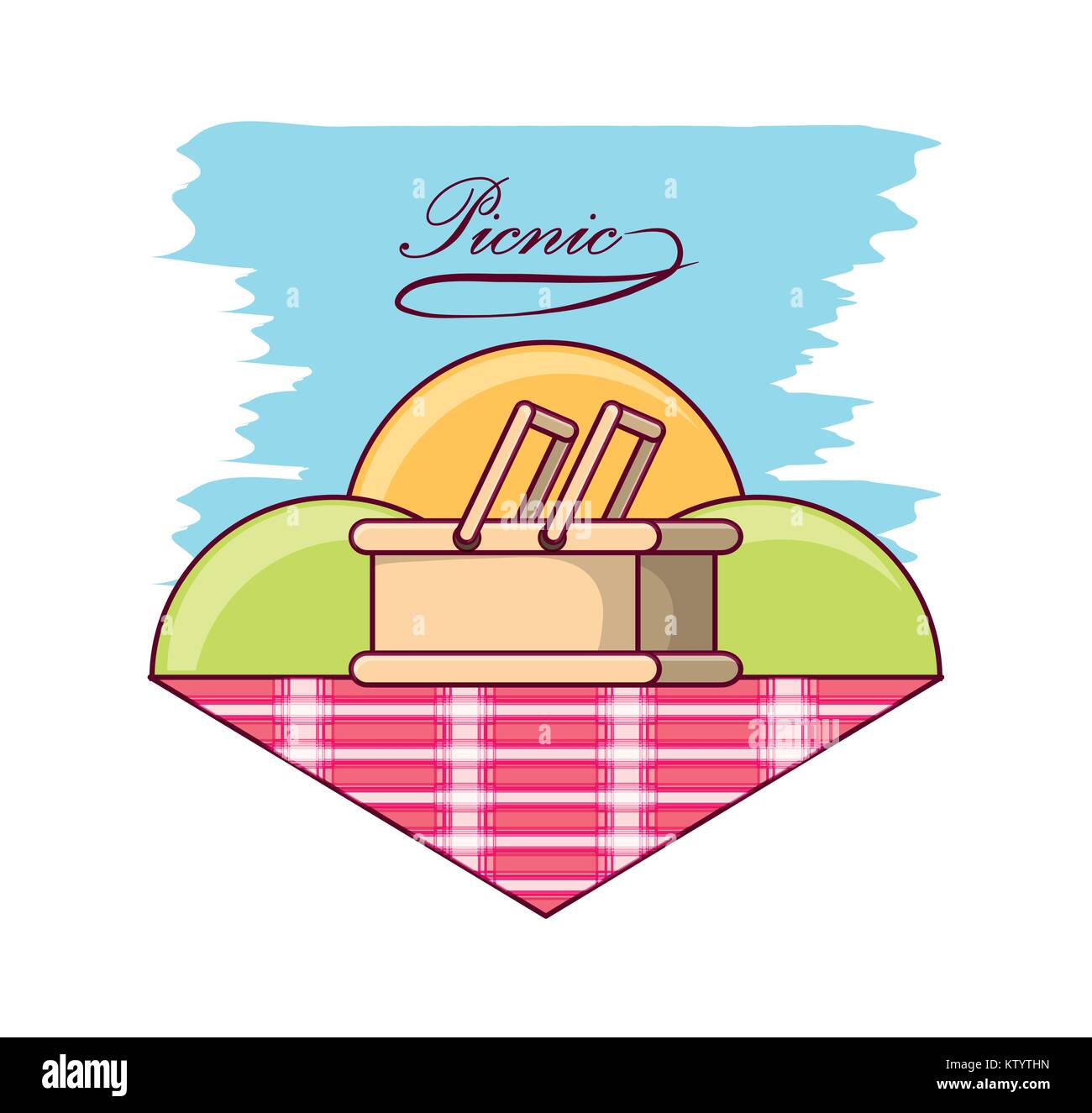 picnic design concept Stock Vector Image & Art - Alamy