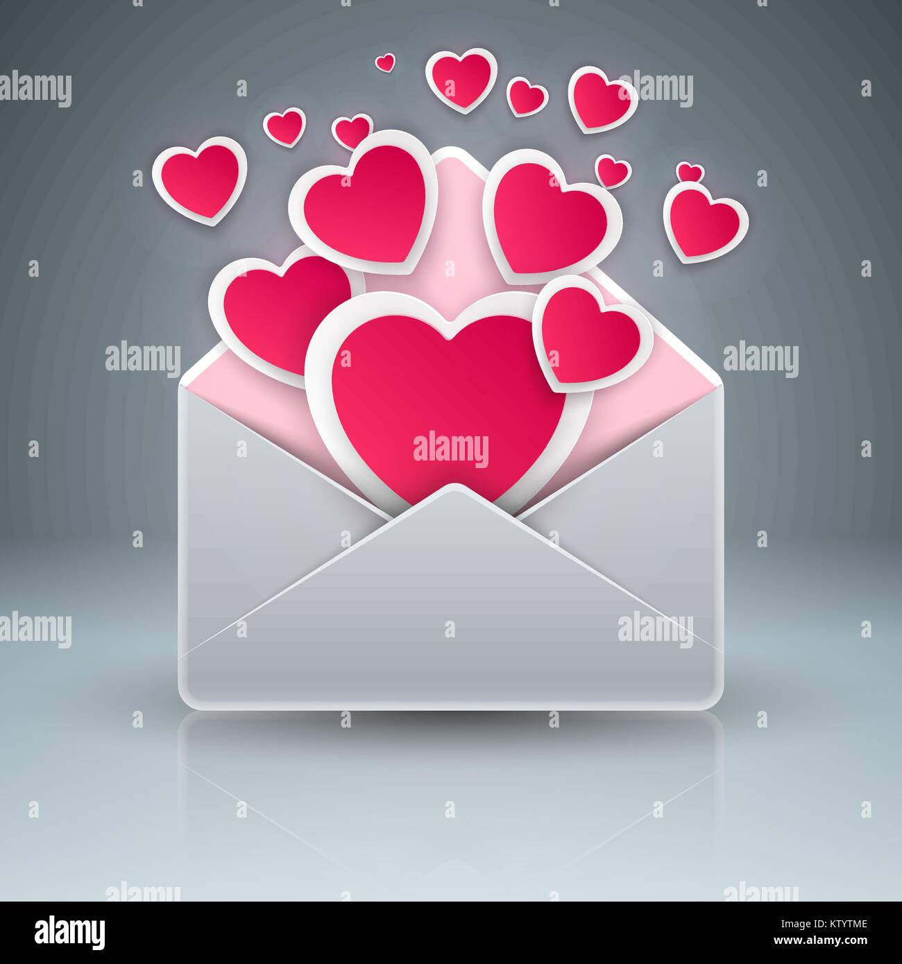 Neon mail envelope icon Stock Vector Images - Alamy