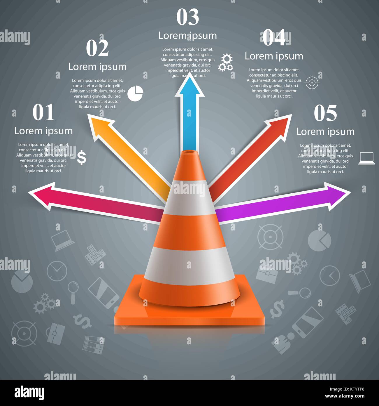 Recovery and repair road. Business infographics Stock Vector Image ...