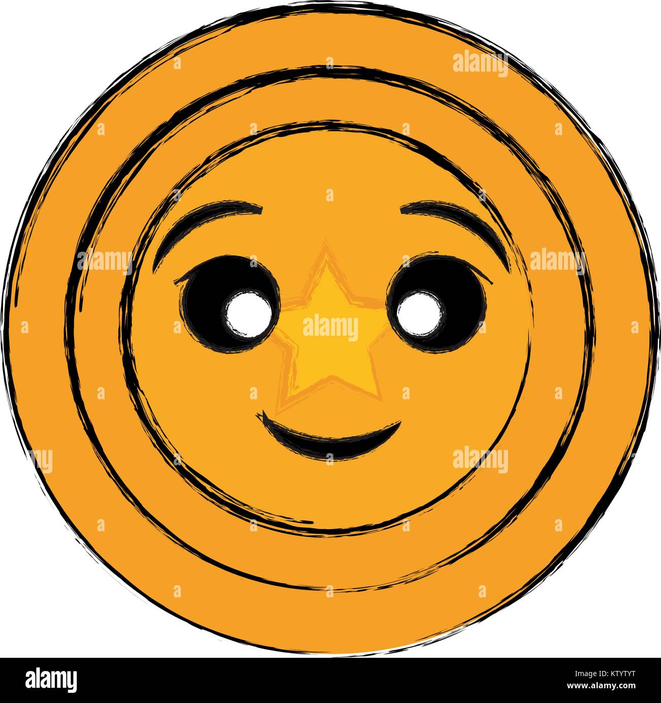 videogame star coin vector illustration Stock Vector Image & Art - Alamy