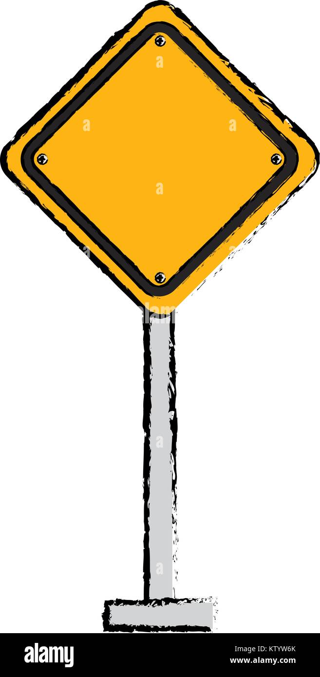 traffic signal diamond icon vector illustration design Stock Vector ...