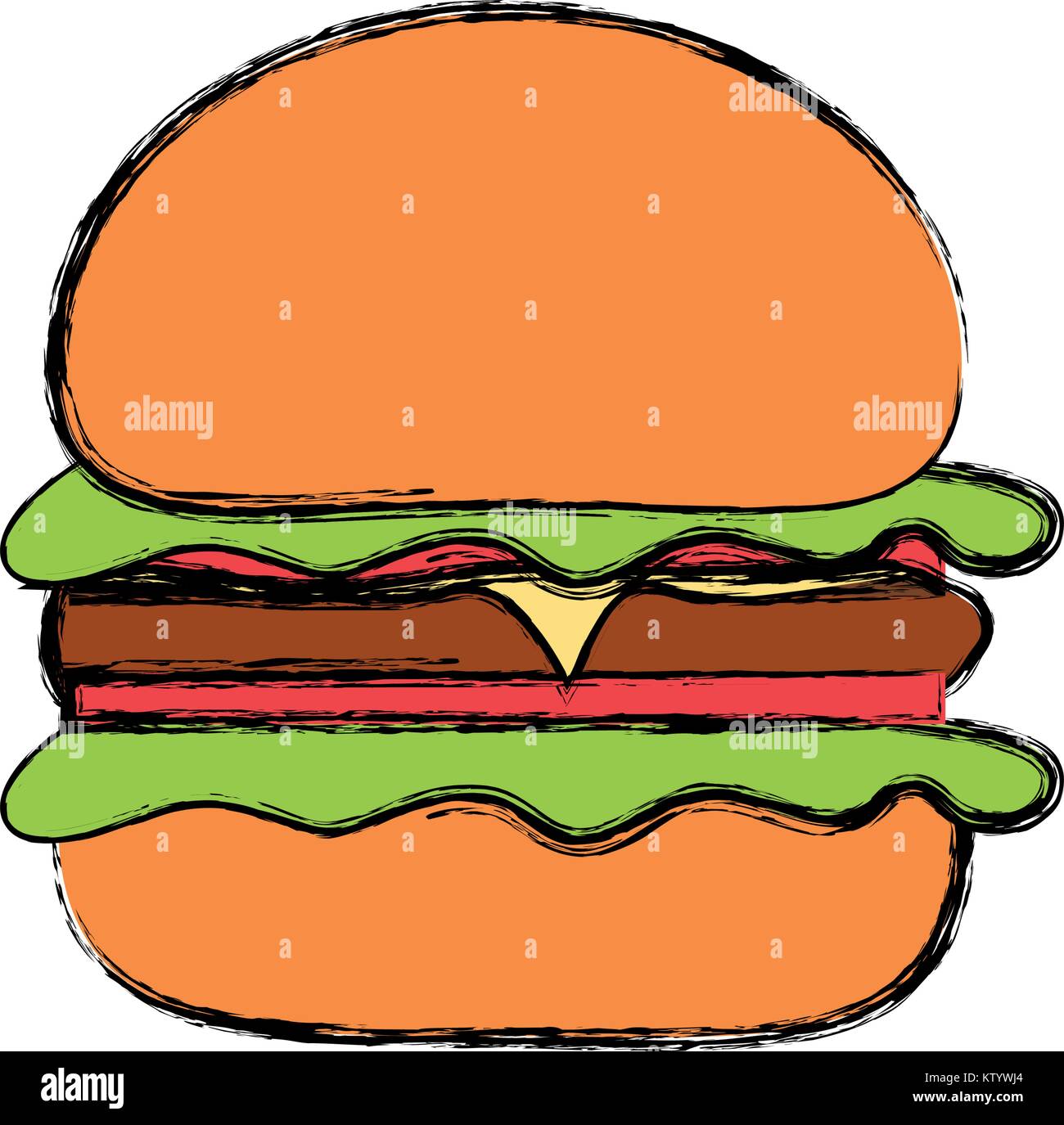 burguer vector illustration Stock Vector Image & Art - Alamy