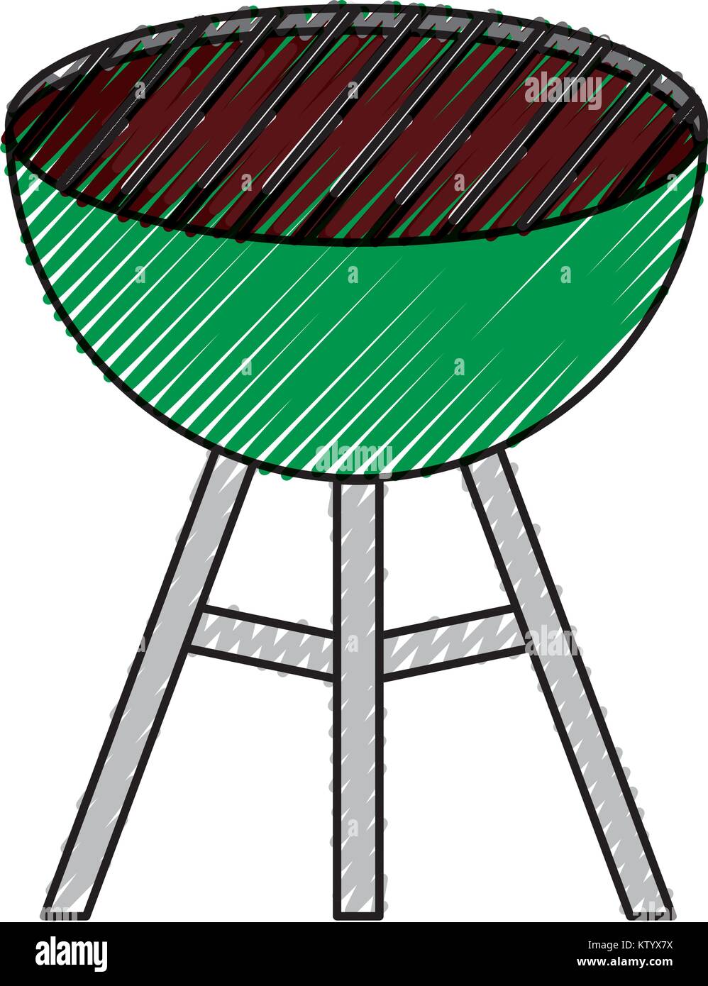 barbecue grill vector illustration Stock Vector Image & Art - Alamy