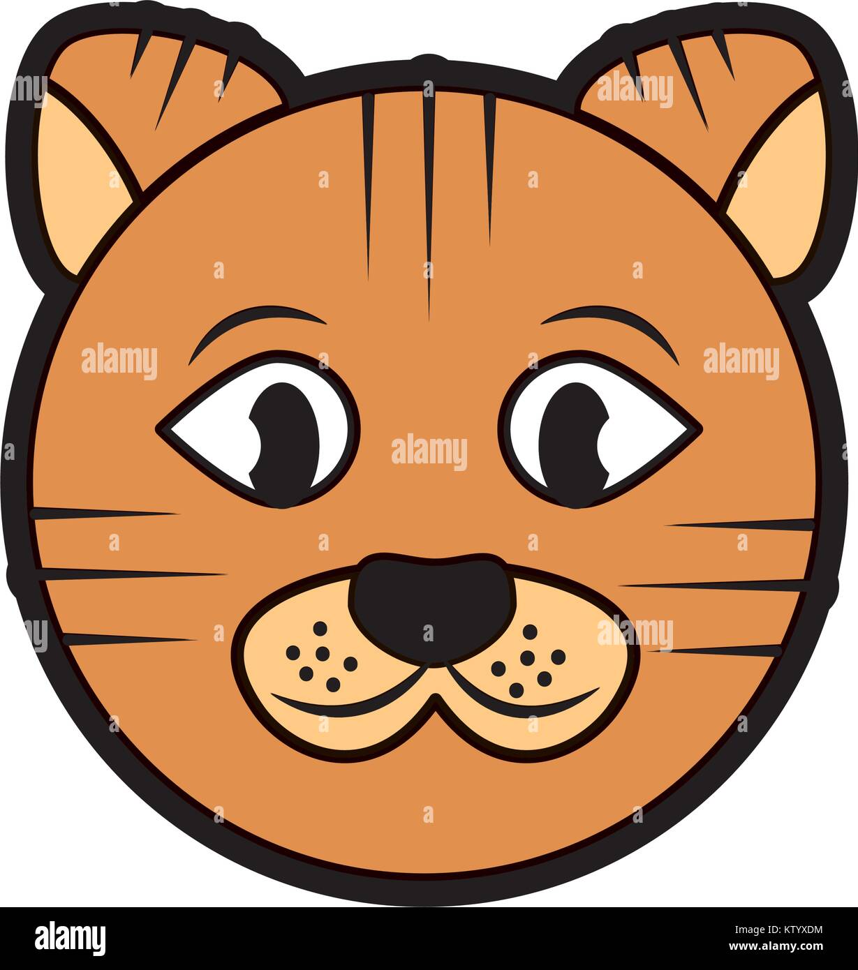 cat face cartoon pet icon image Stock Vector Image & Art - Alamy