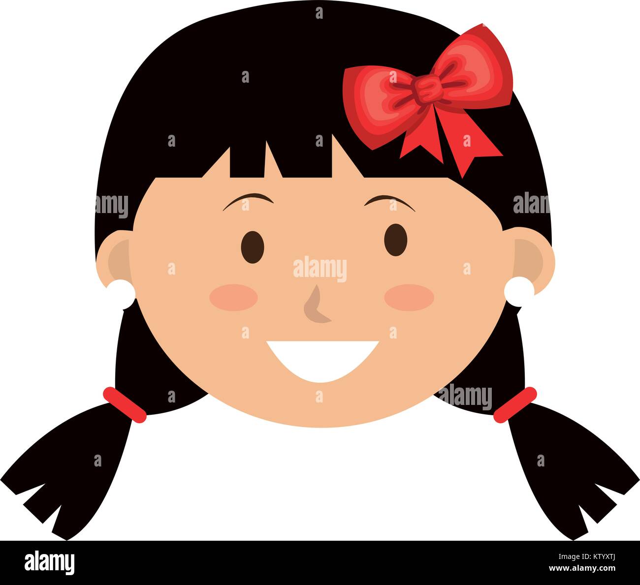 cute little girl avatar character Stock Vector Image & Art - Alamy
