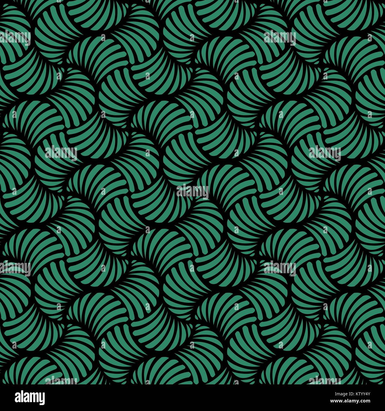 Antique seamless green background fan seashell shape Stock Vector Image ...