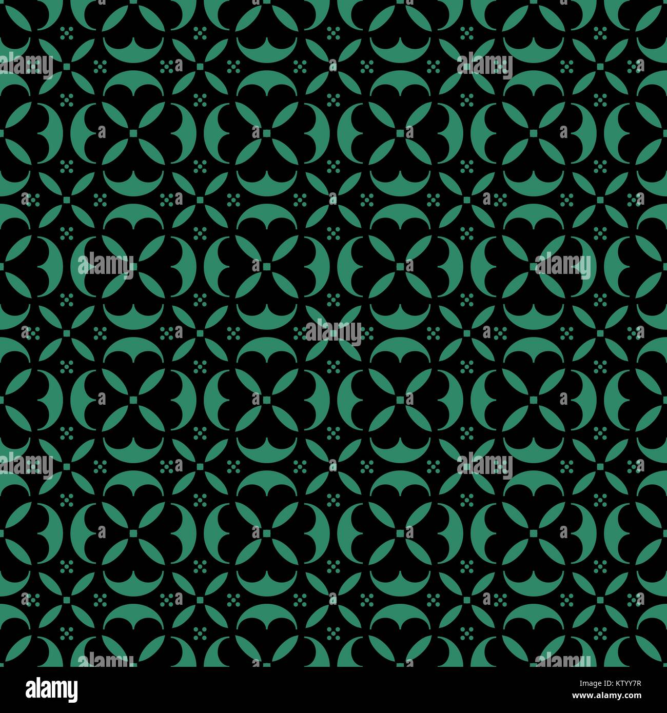 Antique seamless green background round curve cross geometry Stock ...