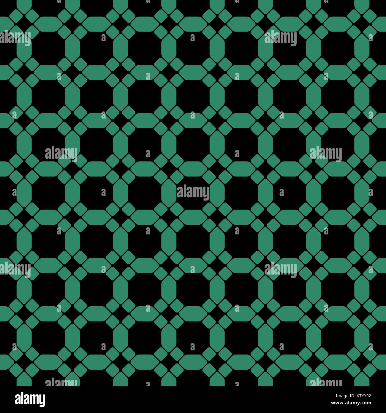 Antique seamless green background round corner octagon cross Stock ...