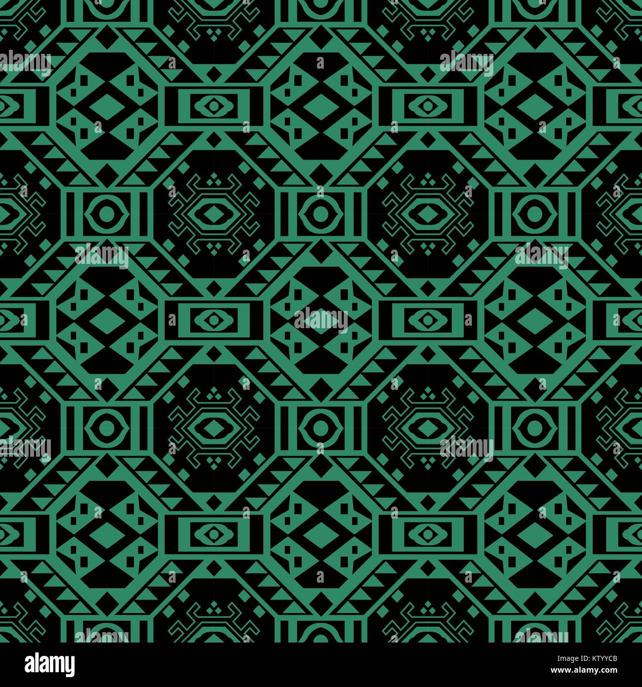 Antique seamless green background polygon cross triangle check Stock ...