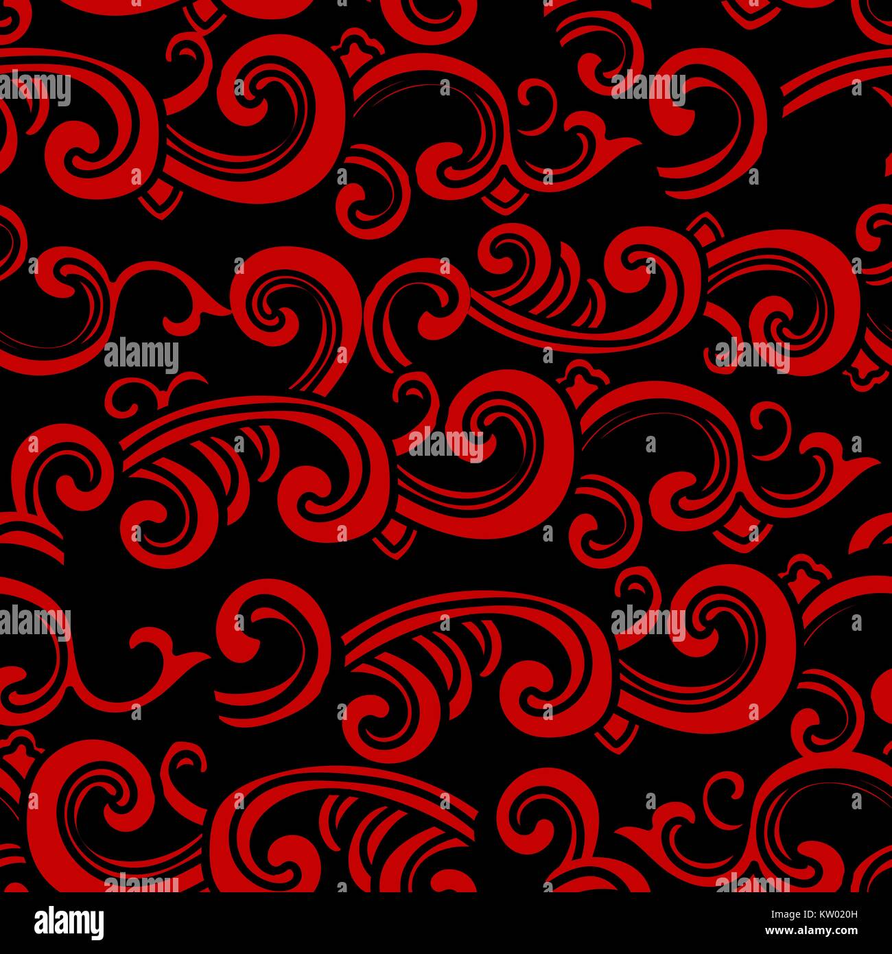 Crimson wave Stock Vector Images - Alamy