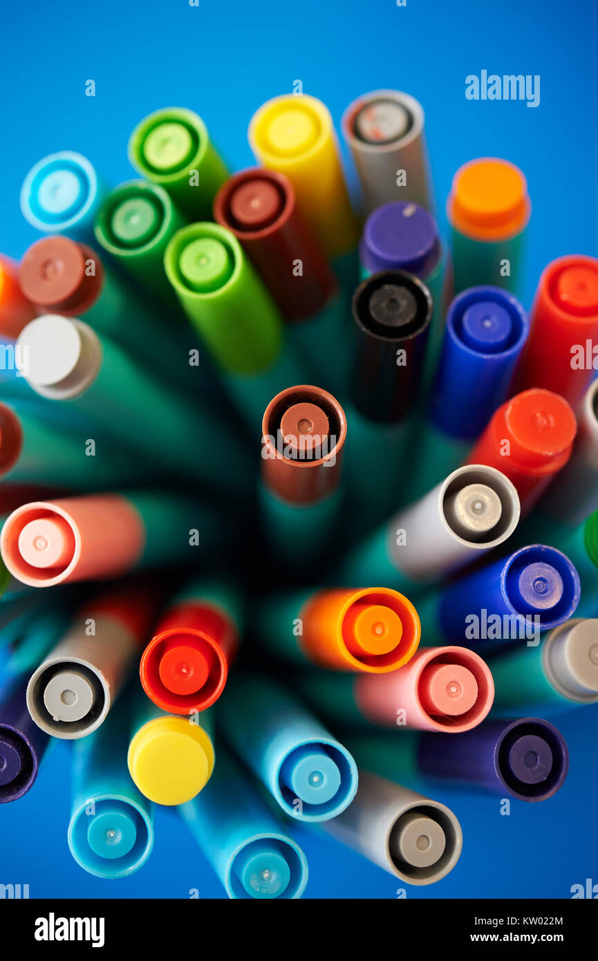 Felt pens hi-res stock photography and images - Alamy