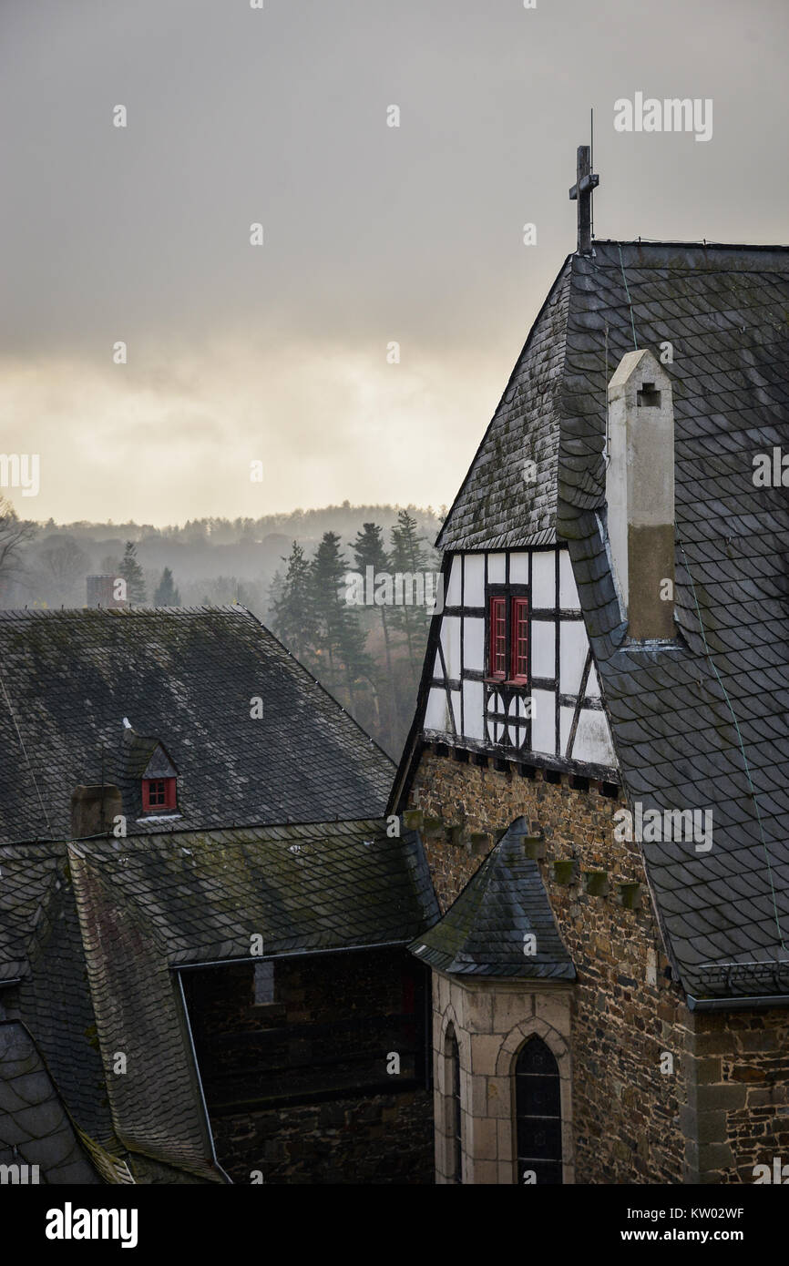 Gothic german castle mist hi-res stock photography and images - Alamy
