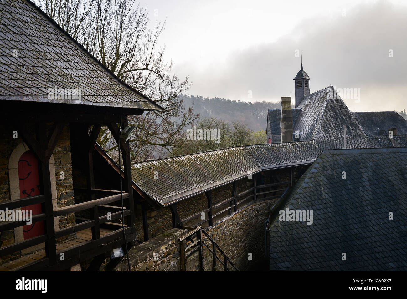 Gothic german castle mist hi-res stock photography and images - Alamy