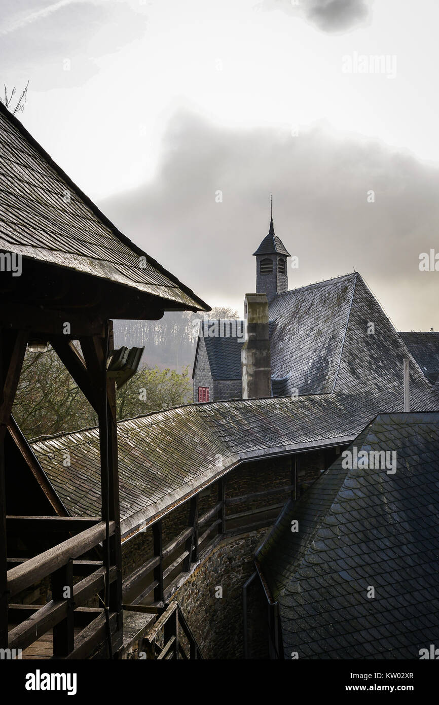 Gothic german castle mist hi-res stock photography and images - Alamy