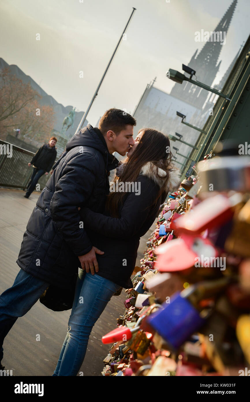 Couple love locks adult hi-res stock photography and images - Alamy