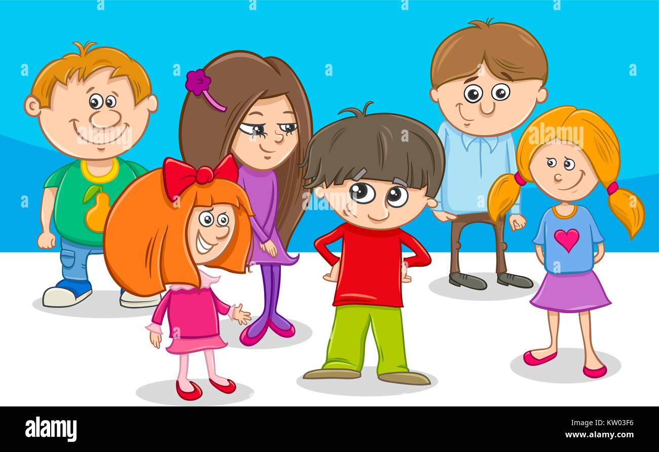 Elementary School Age Stock Vector Images - Alamy