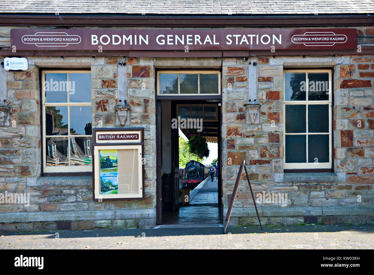 Bodmin General Railway Station. Terminus of the Bodmin and Wenford ...
