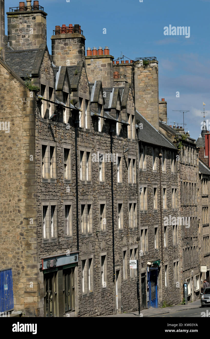 Scotland, Edinburgh, Old Town, Canongate in the royal mile, Schottland ...