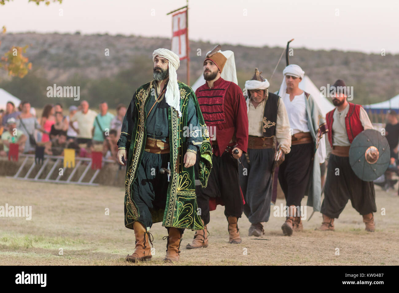 VRANA, CROATIA - AUGUST 18, 2017: Days of knights of Vrana. Ancient ...