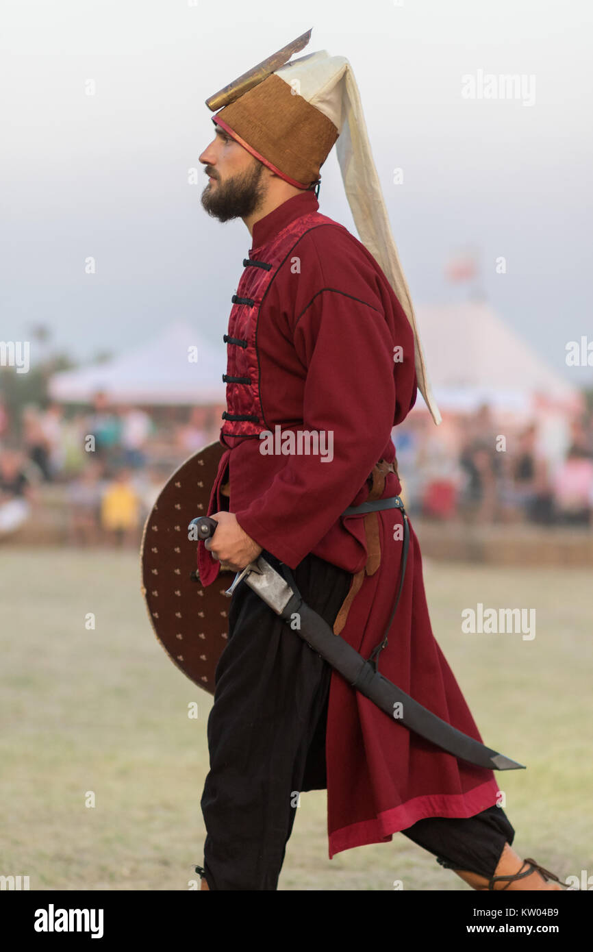 VRANA, CROATIA - AUGUST 18, 2017: Days of knights of Vrana. Ancient ...
