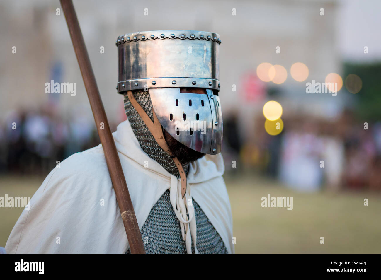 Knight in shiny armour, close up Stock Photo - Alamy