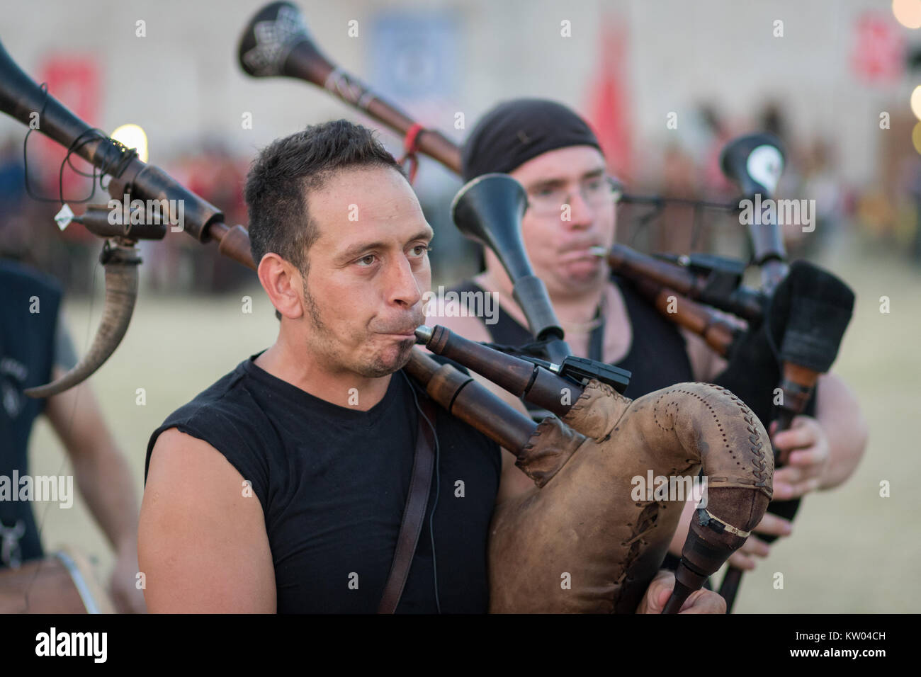 VRANA, CROATIA - AUGUST 18, 2017: Days of knights of Vrana. Medieval ...