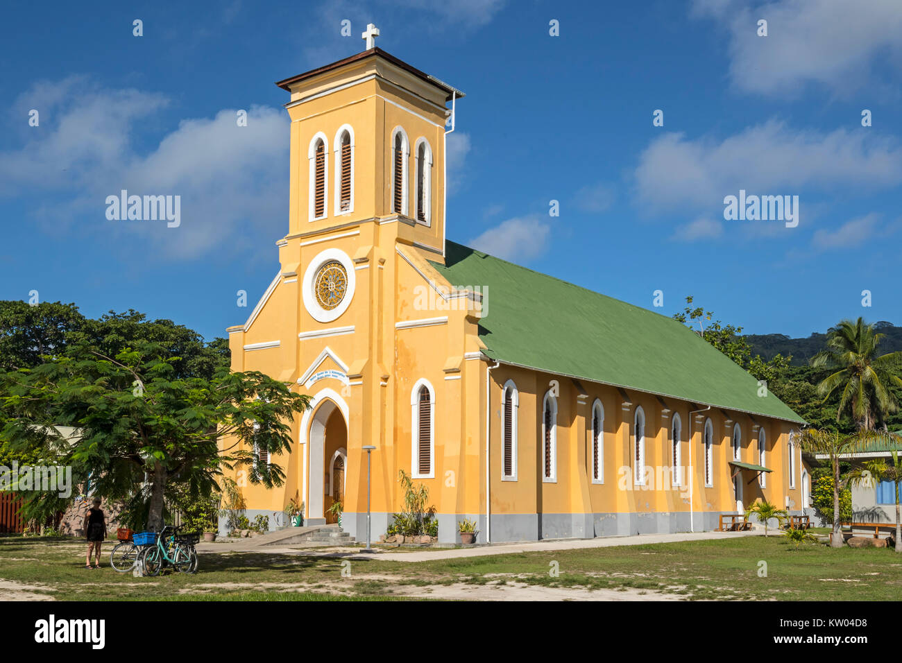 Seychelles church hi-res stock photography and images - Alamy