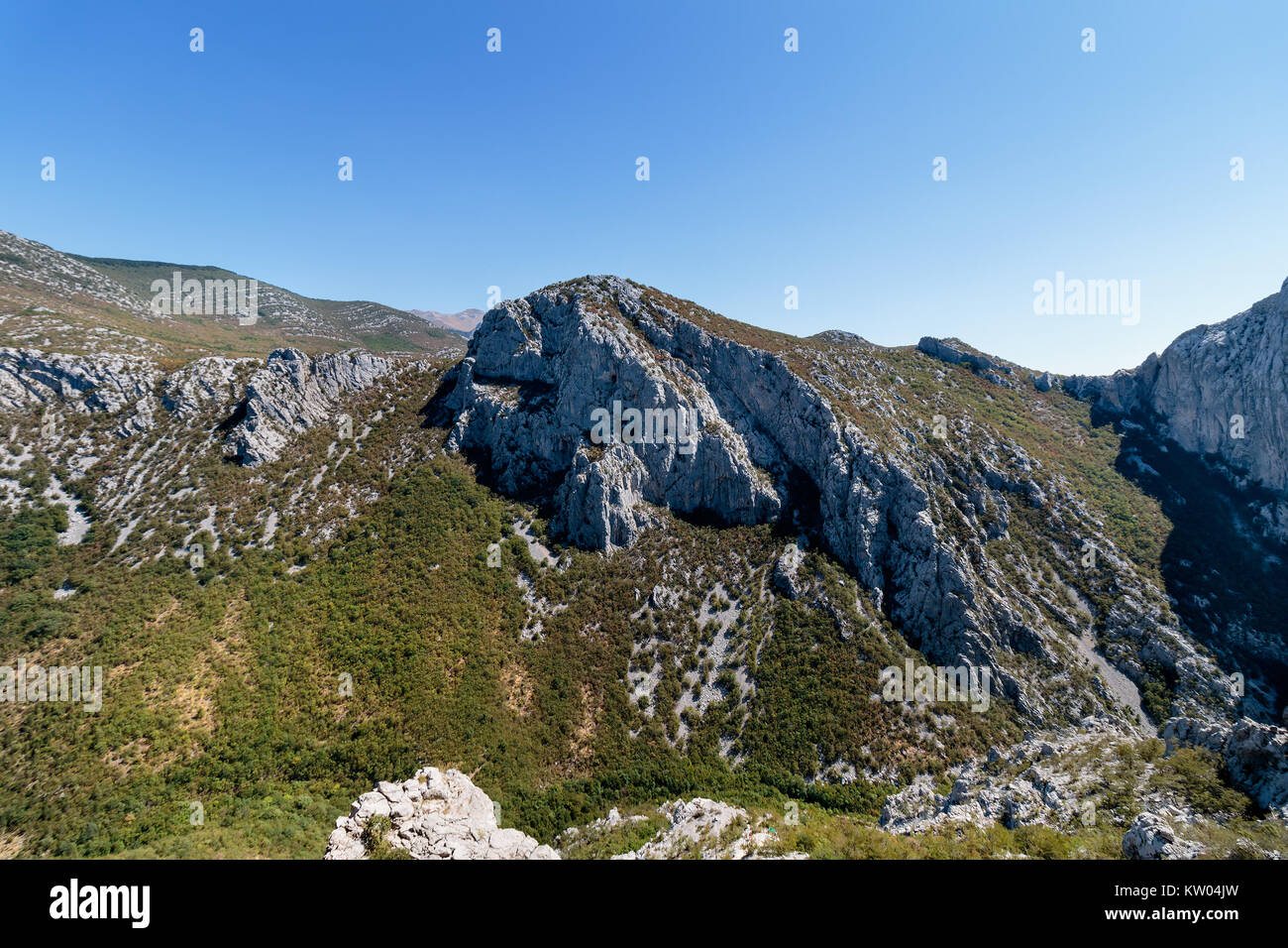 Velebit mountain in Paklenica national park in Croatia Stock Photo - Alamy