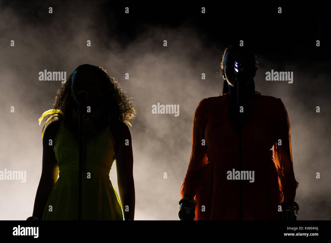 ZAGREB, CROATIA - AUGUST 29, 2017:Duran Duran Paper gods on tour 2017 ...