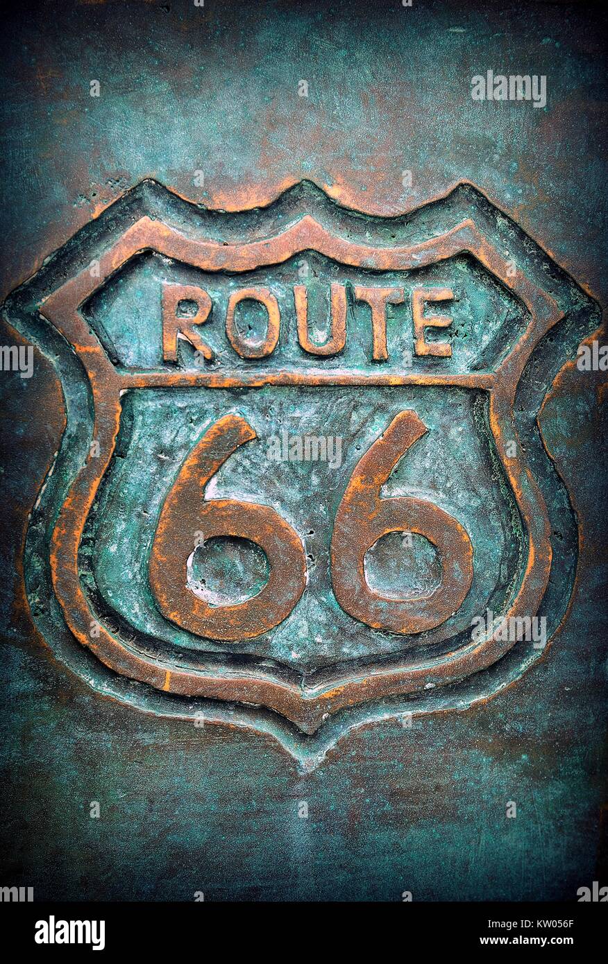 Route 66 oklahoma highway sign hi-res stock photography and images - Alamy