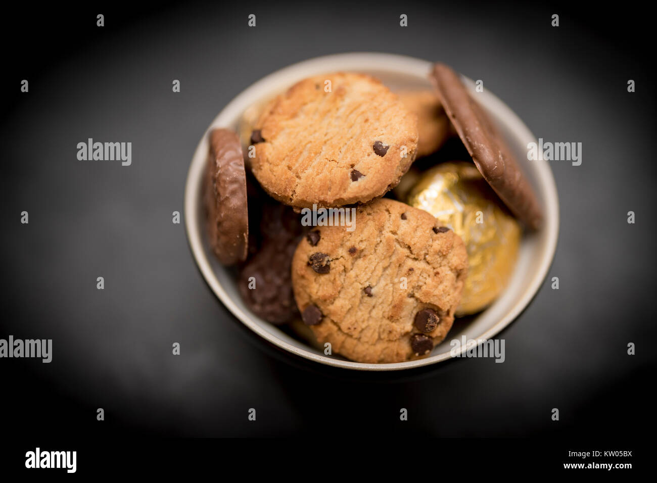 Delicious, yummy and luxurious bowl of luxury biscuits including ...