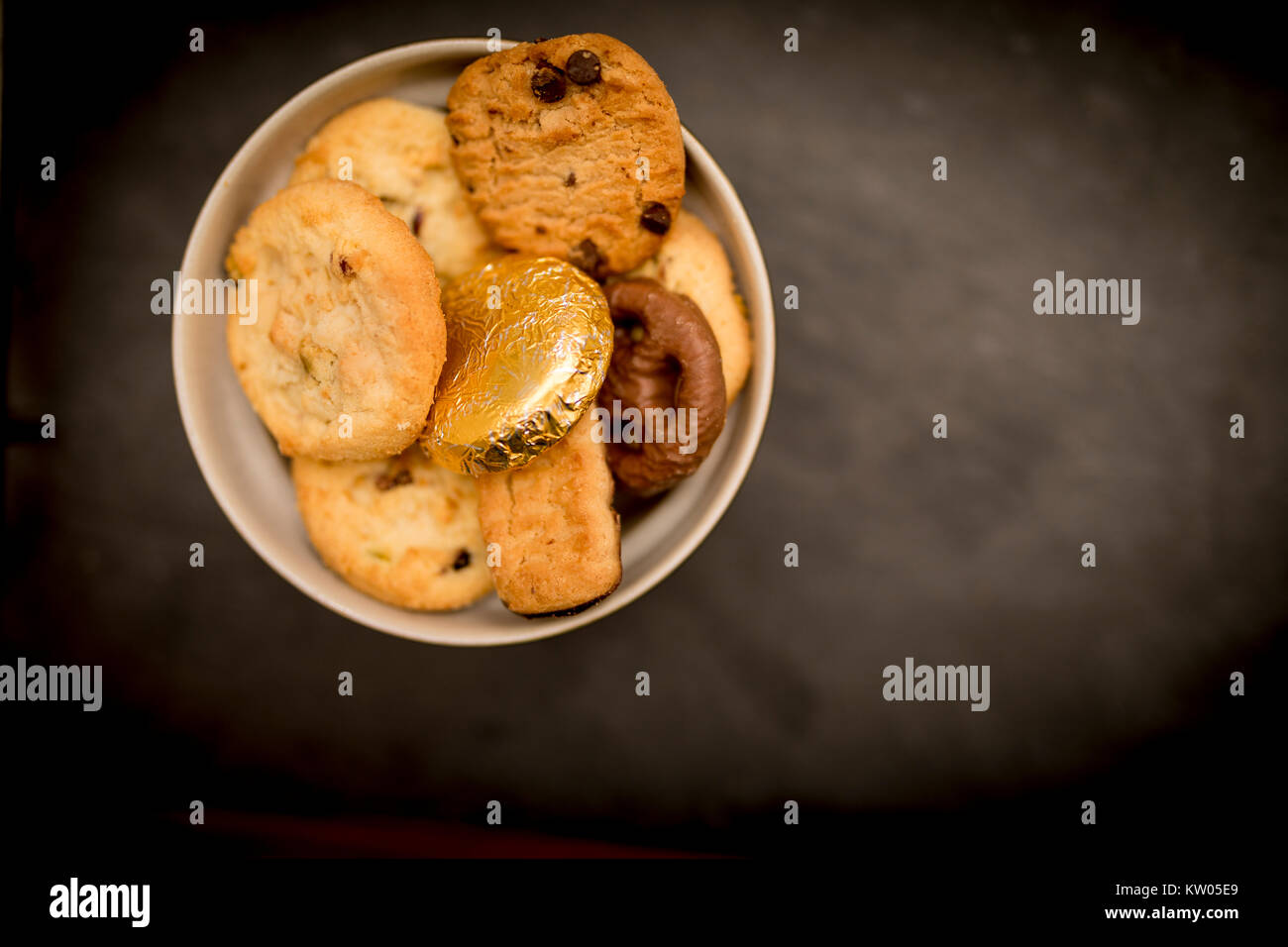 Delicious, yummy and luxurious bowl of luxury biscuits including ...